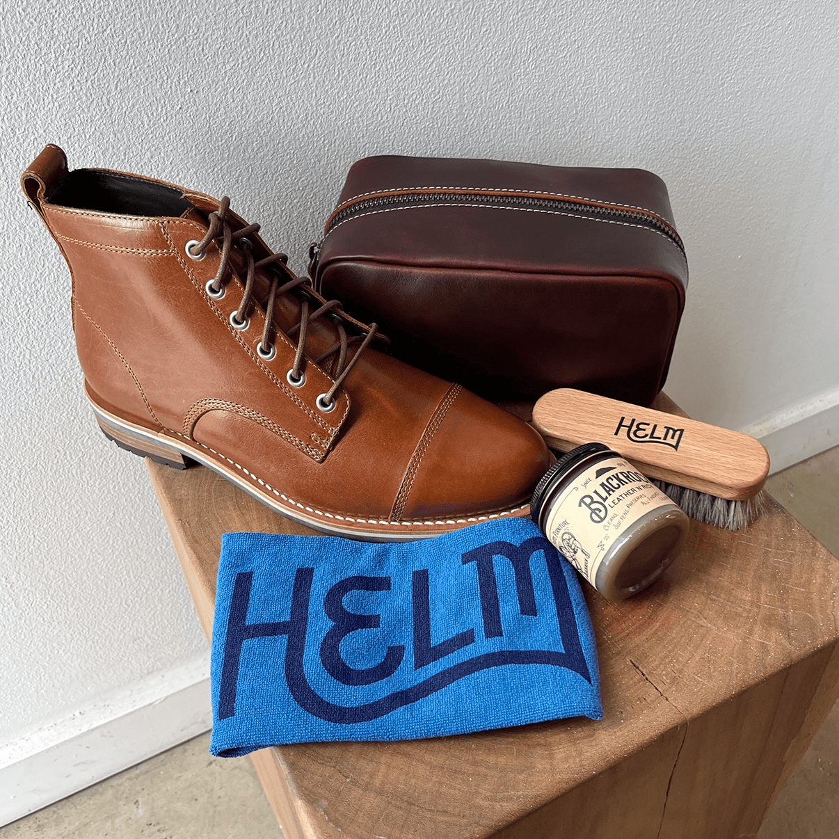 Boot & Leather Care Bundle – HELM Boots
