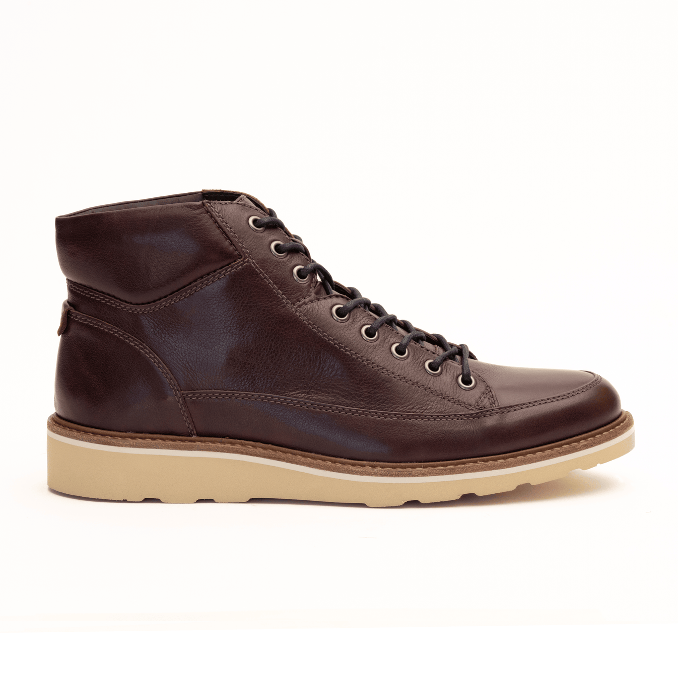 The Calistoga Men's Full-Grain Leather Boots | HELM Boots, Merlot