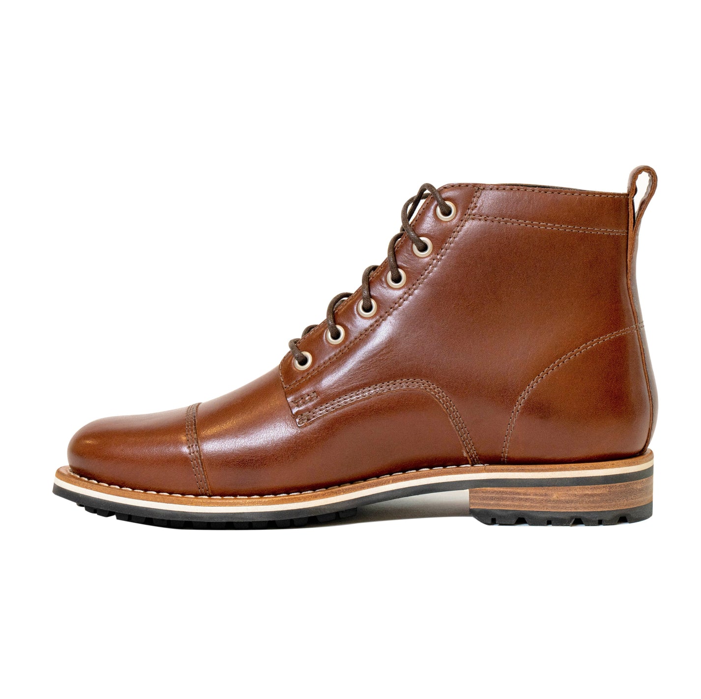HELM Men's Classic Leather Boot, The Hollis | Teak – HELM Boots