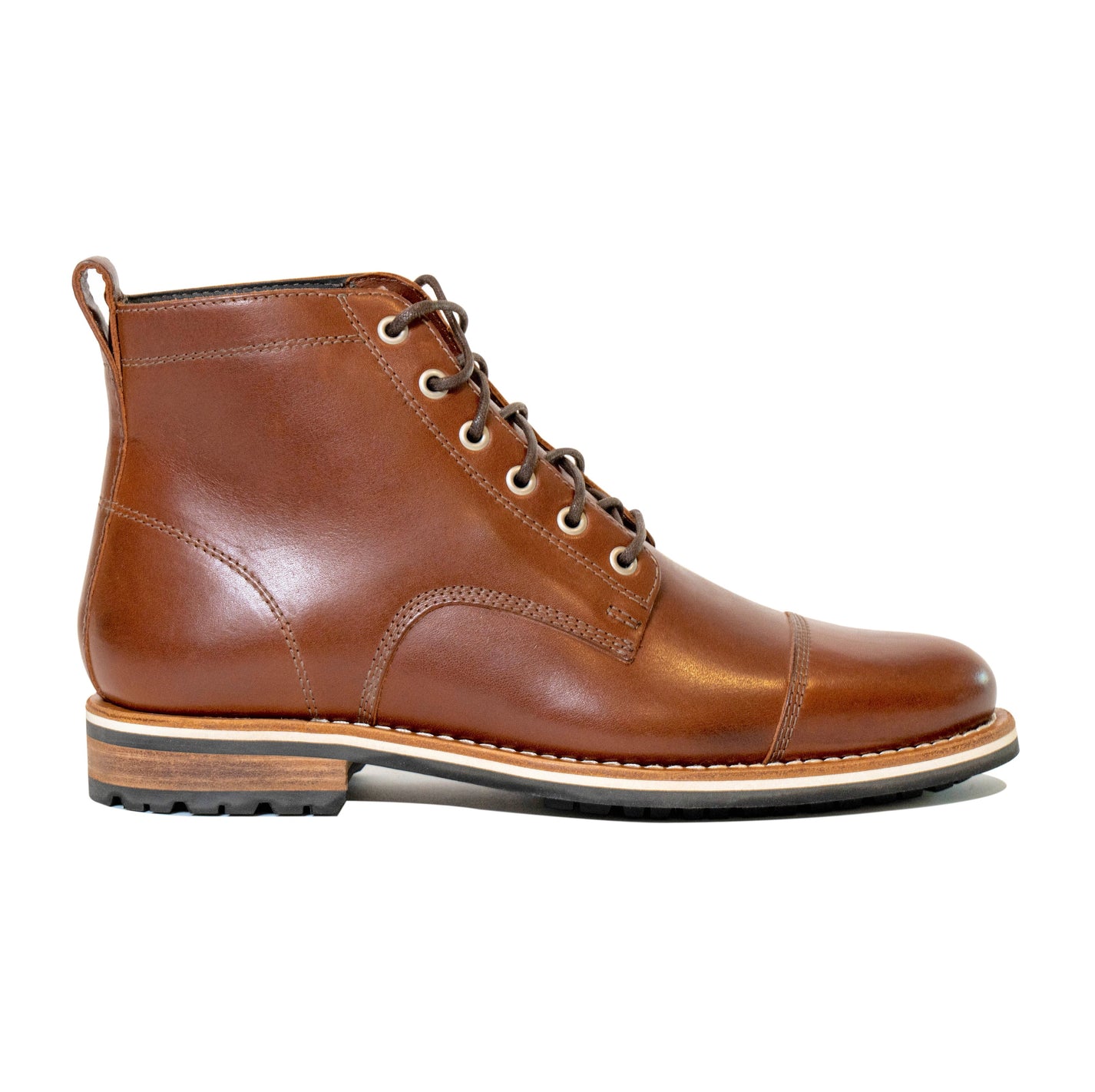 HELM Men's Classic Leather Boot, The Hollis | Teak – HELM Boots