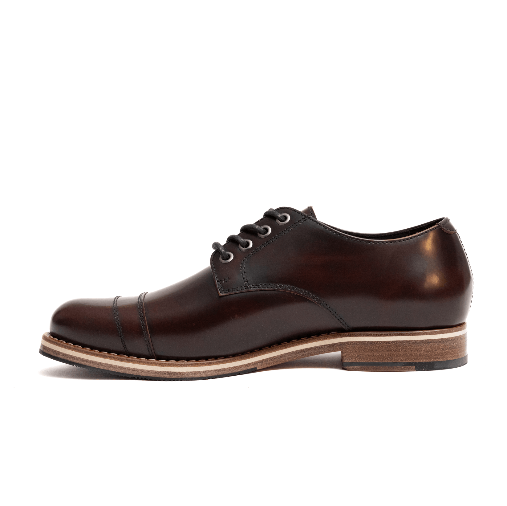 HELM Men's Classic Dress Shoe, The Bradley | Burgundy – HELM Boots