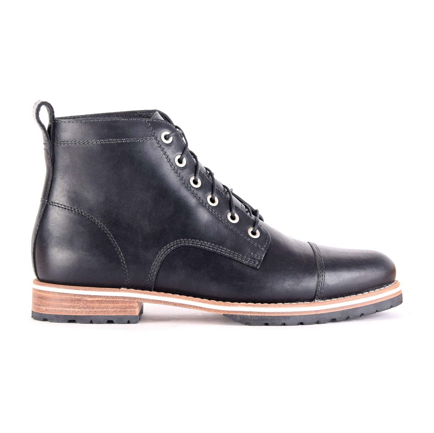 HELM Men's Classic Leather Boot, The Hollis | Black – HELM Boots