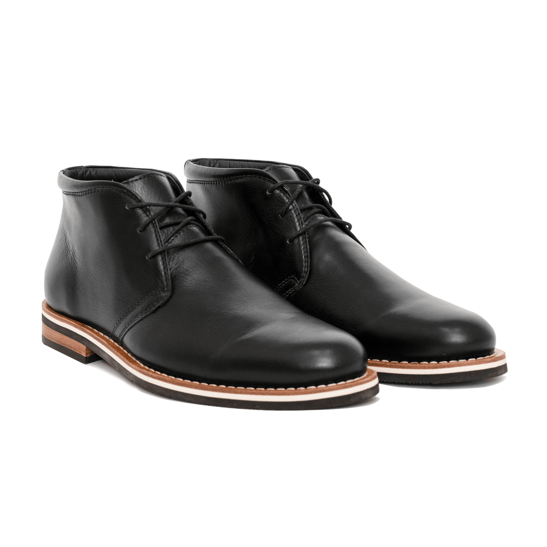 HELM Men's Leather Chukka Boot, The Hynes | Black – HELM Boots