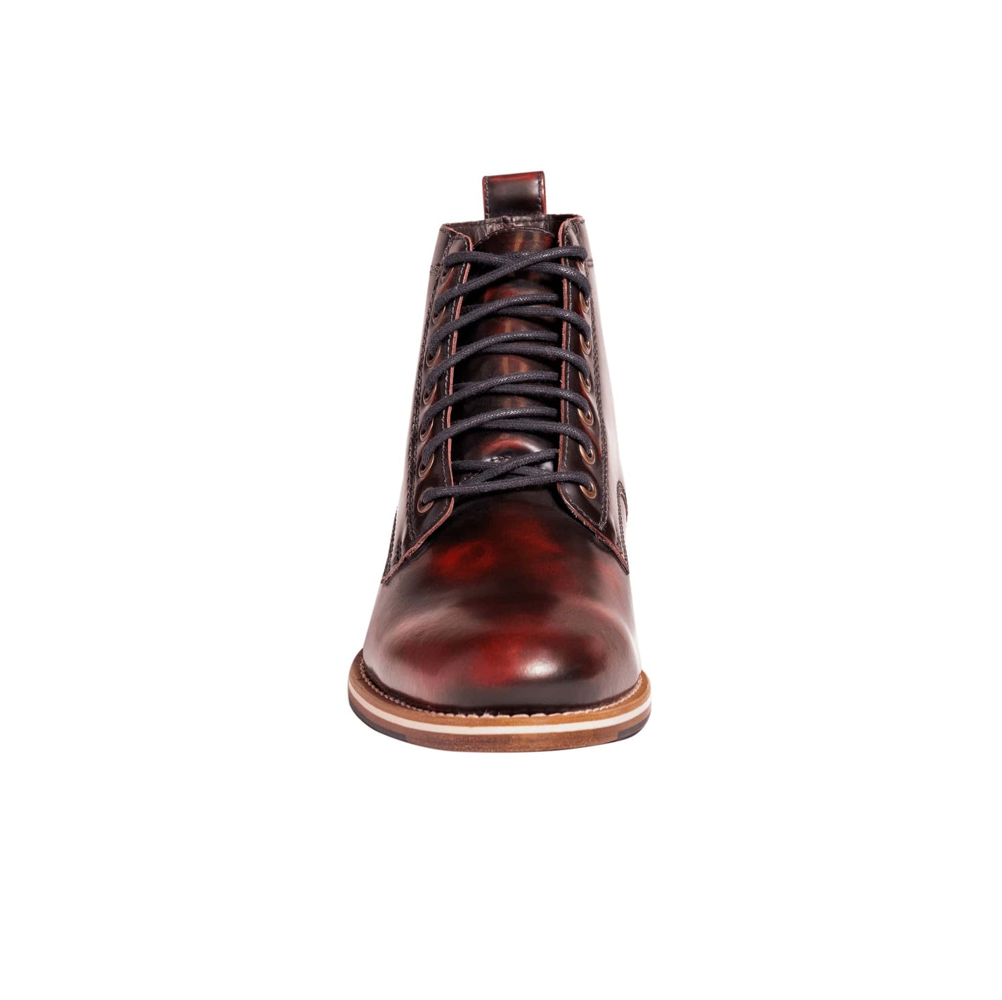 HELM Men's Leather Dress Boot, The Zind | Burgundy – HELM Boots