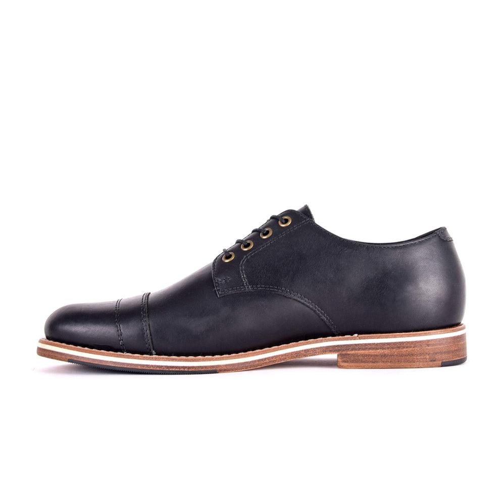 HELM Men's Classic Dress Shoe, The Bradley | Black – HELM Boots