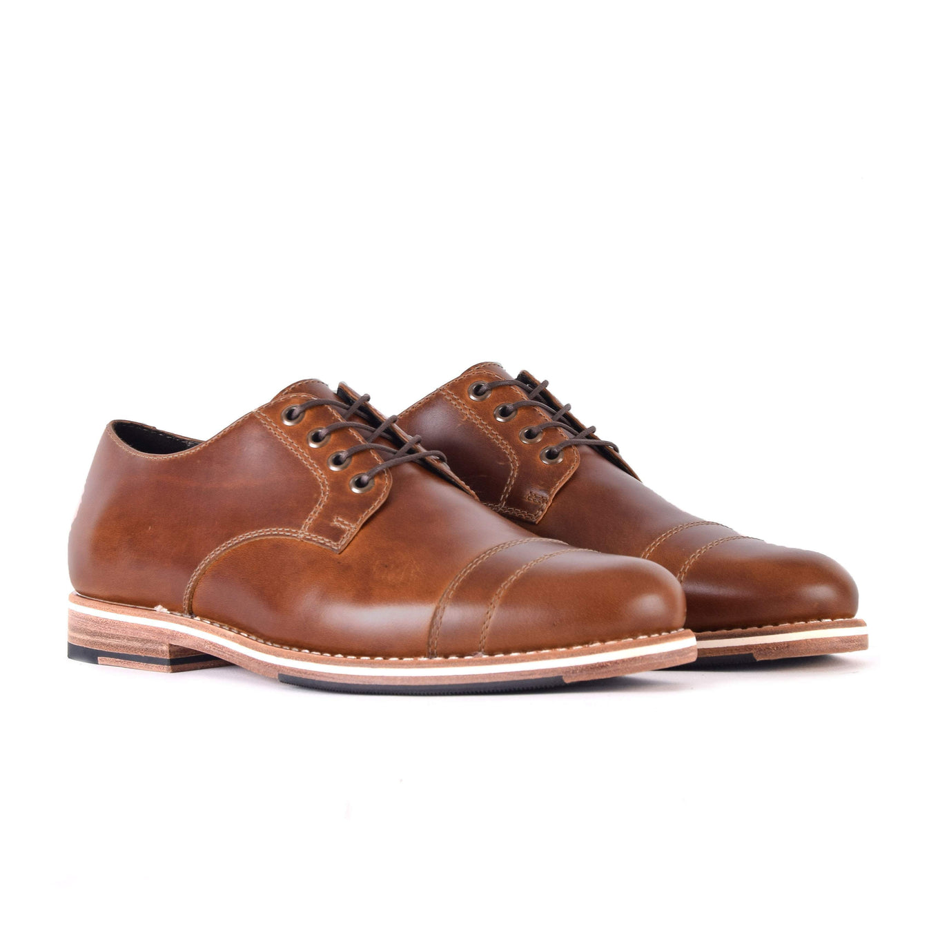 HELM Men's Classic Dress Shoe, The Bradley | Teak – HELM Boots