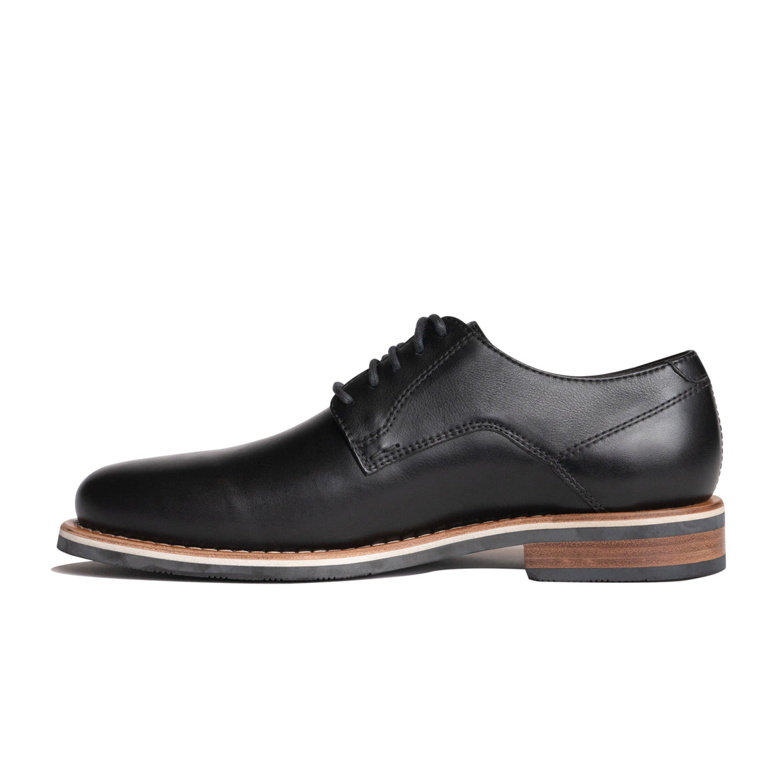 HELM Men's Derby Shoe, The Evans | Black – HELM Boots