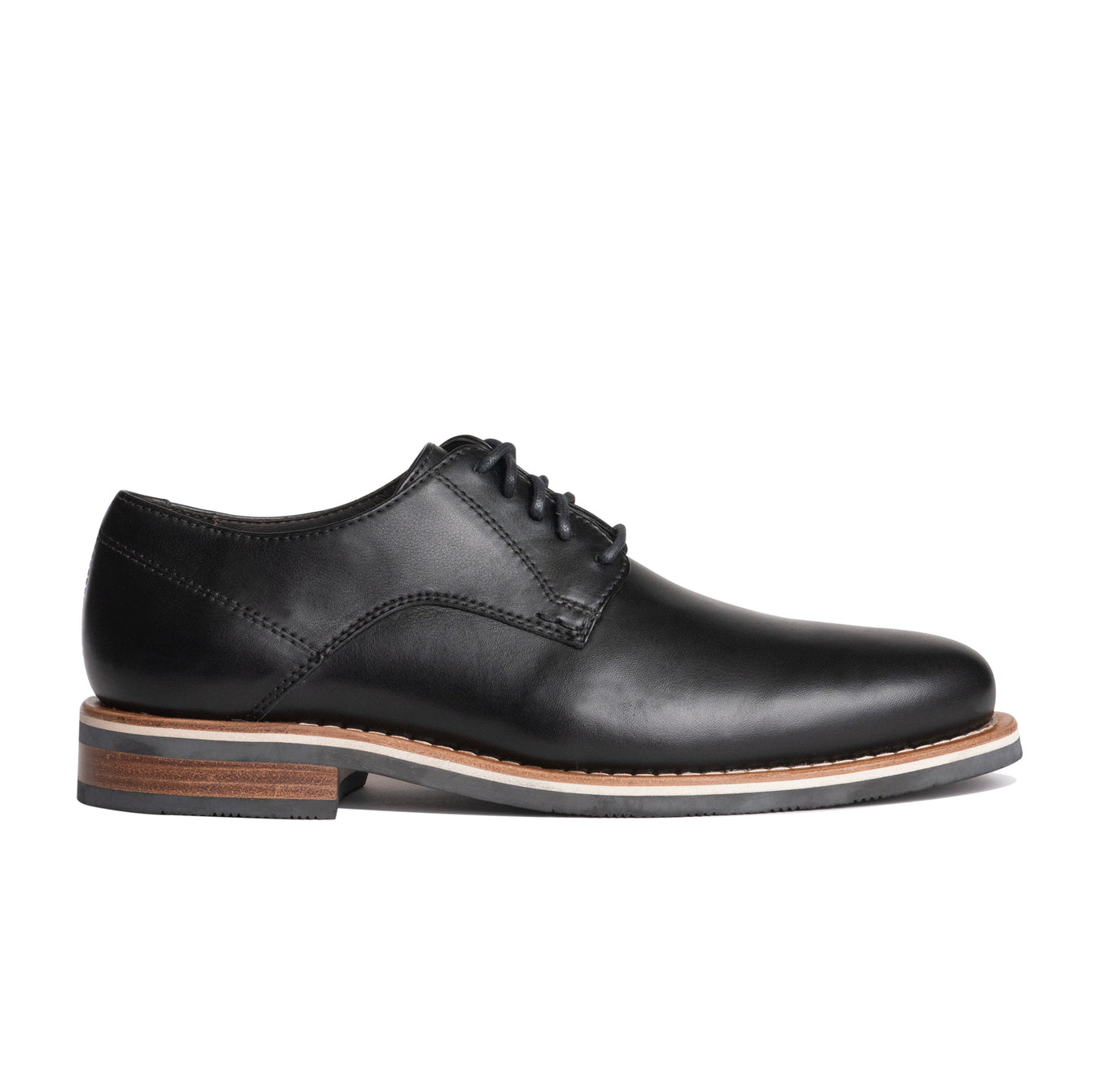 HELM Men's Derby Shoe, The Evans | Black – HELM Boots