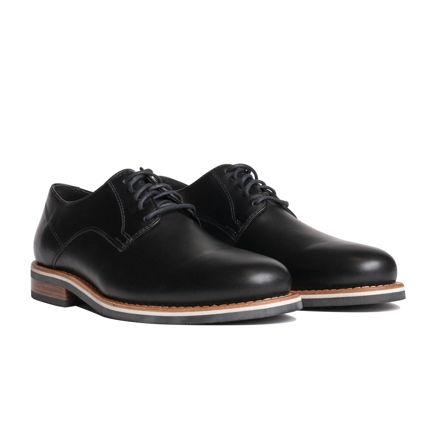 HELM Men's Derby Shoe, The Evans | Black – HELM Boots